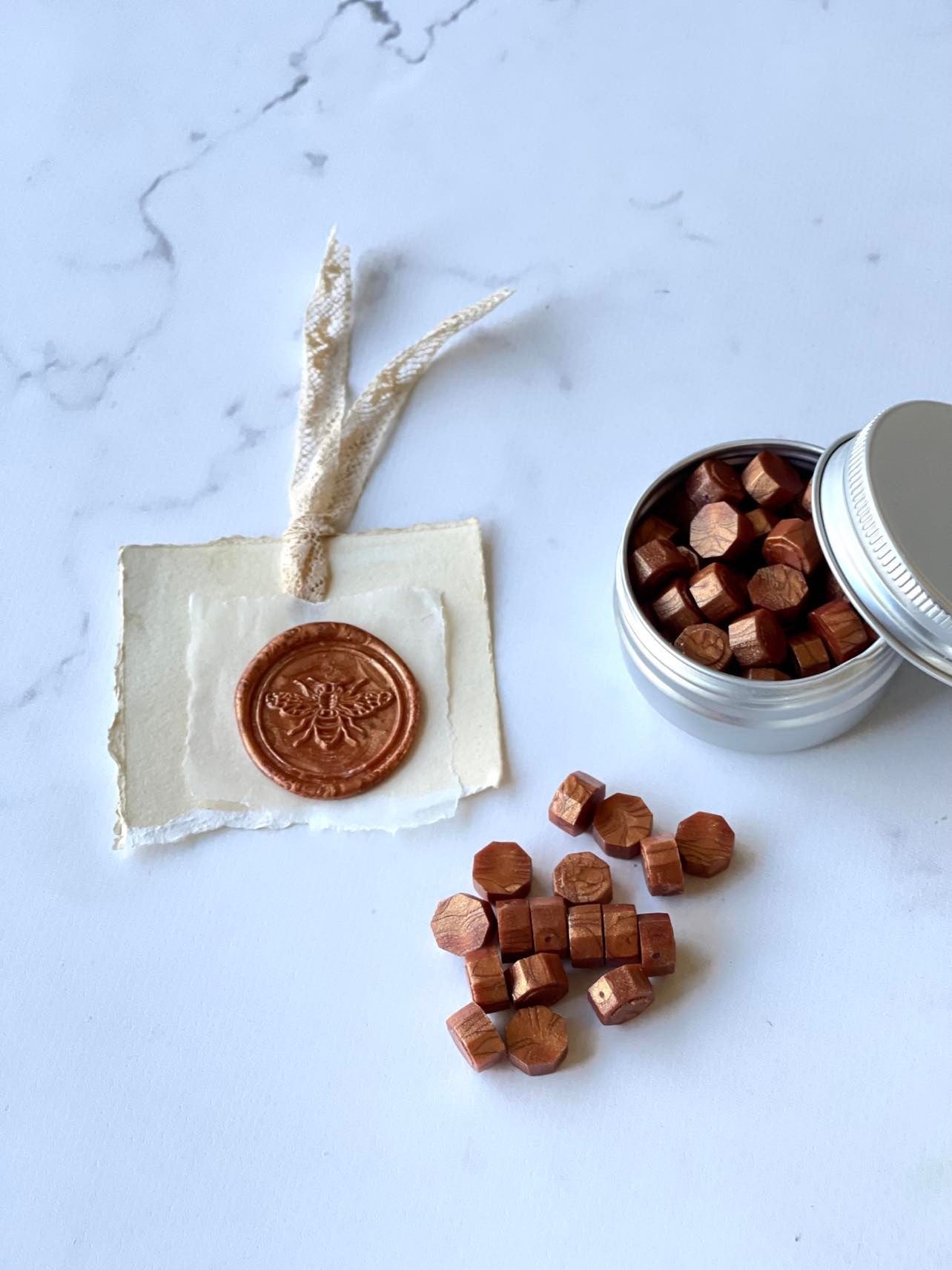 Wax Beadlets - Bronze – Betty Mae Wrote